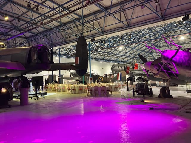 Hire RAF Museum London | Hangar 1 - Sunderland Hall | VenueScanner